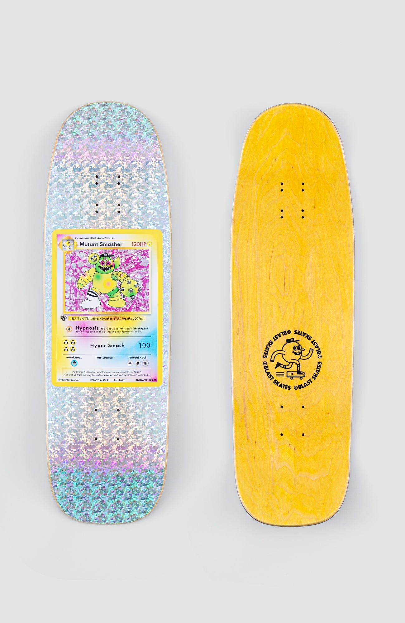 9.5” SUPER MEGA RARE MUTANT SMASHER CARD DECK – First Skateshop